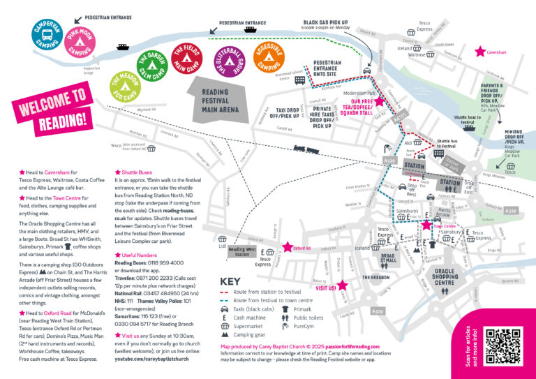 Passion for Life Reading | Reading Map